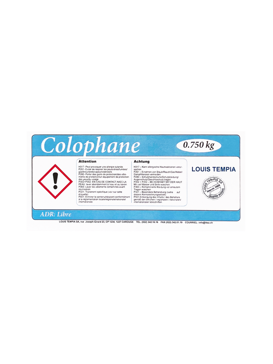 COLOPHANE en morceaux en sac de 25kg – Louis Tempia SA